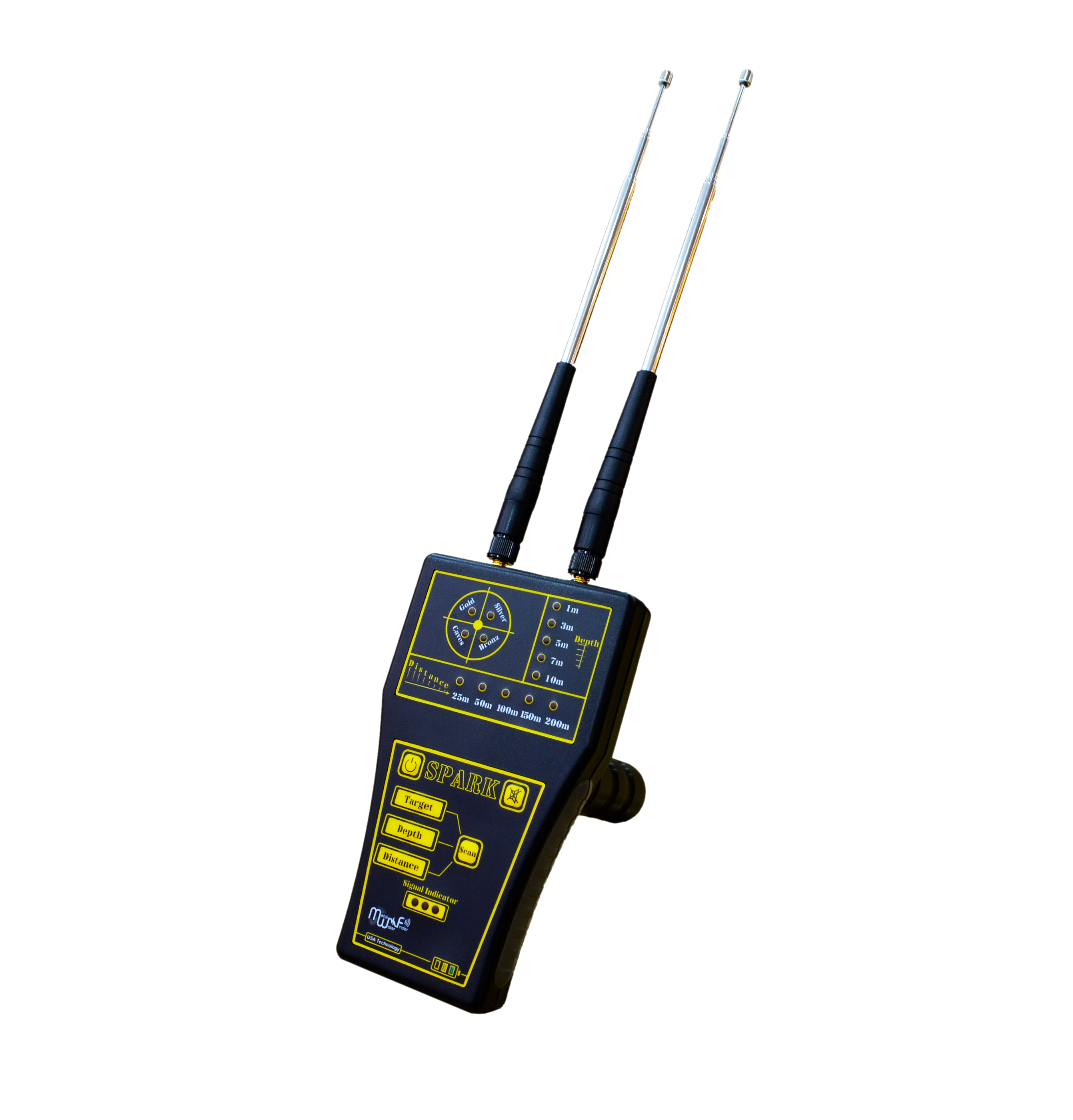 MWF SPARK Long Range Metal Detector — Detector Power