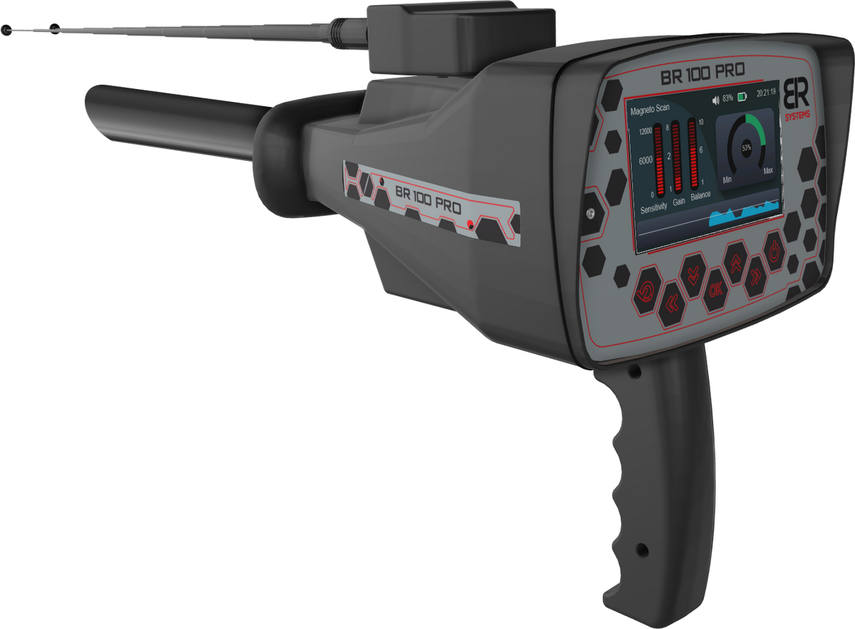 BR SYSTEMS BR 100 PRO Gold and Metal Detector — Detector Power