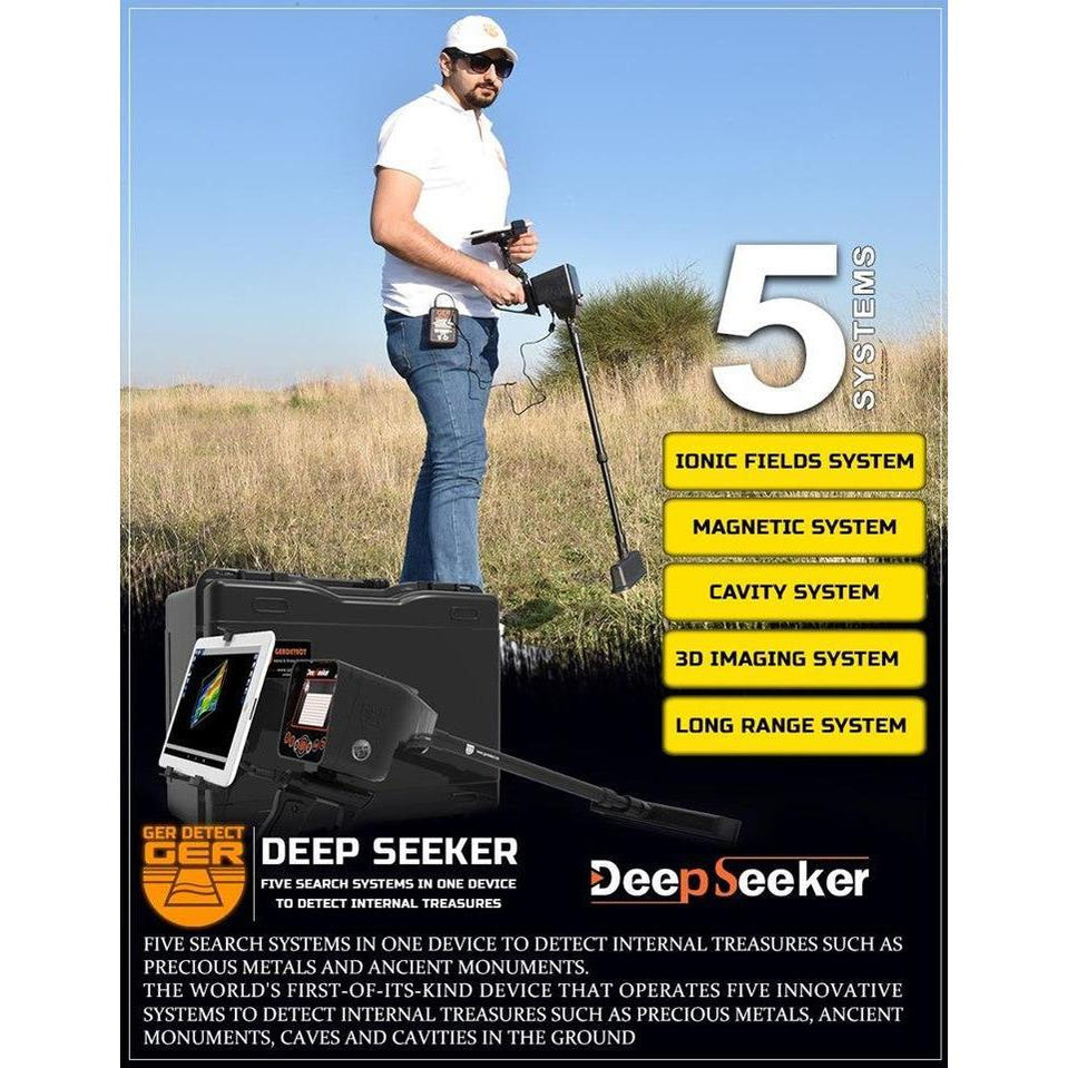 GER Detect Deep Seeker Long Range Metal Detector - Five Search Systems ...