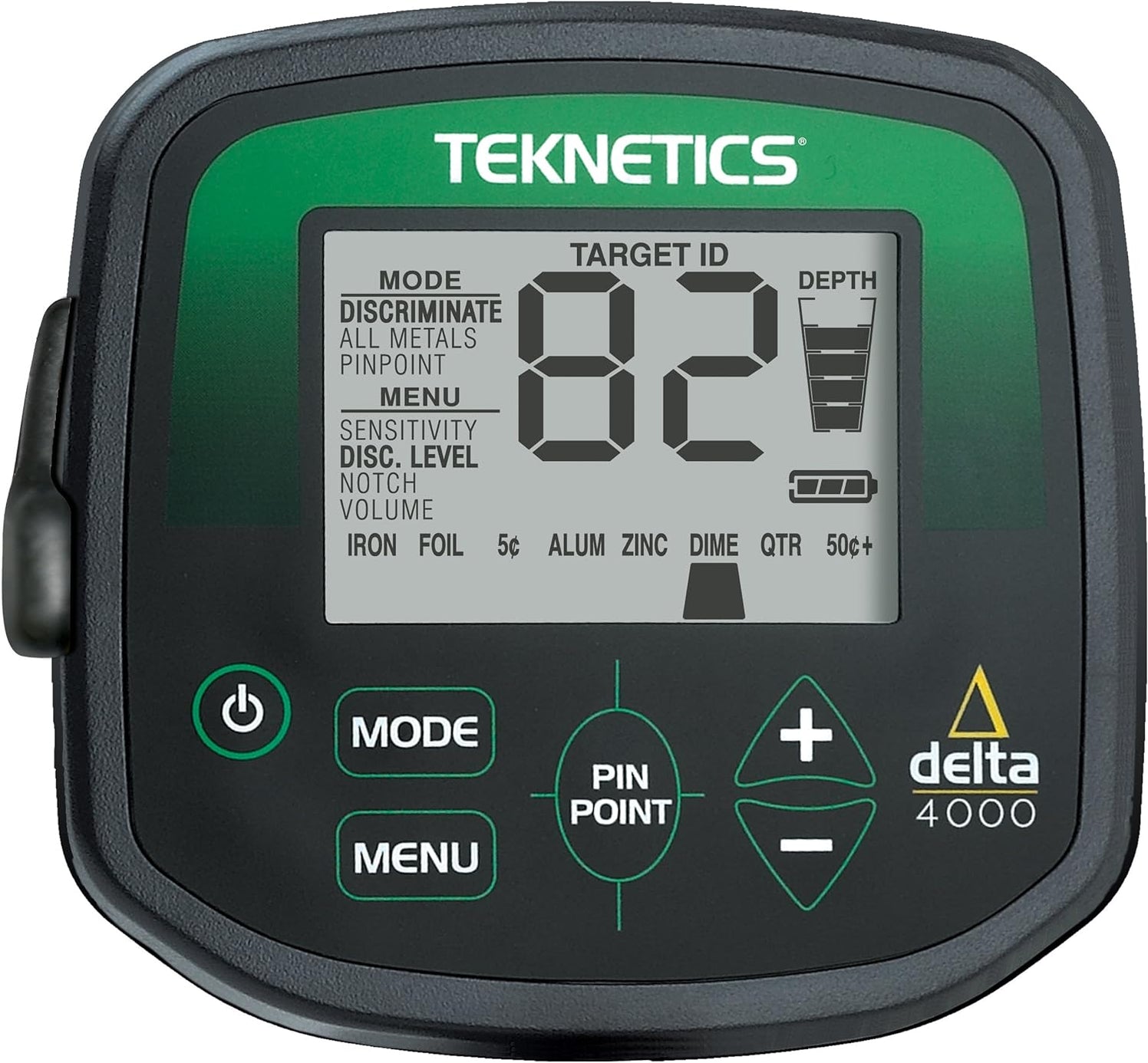 Teknetics Delta 4000 Metal Detector with 8" Concentric Waterproof Sear ...