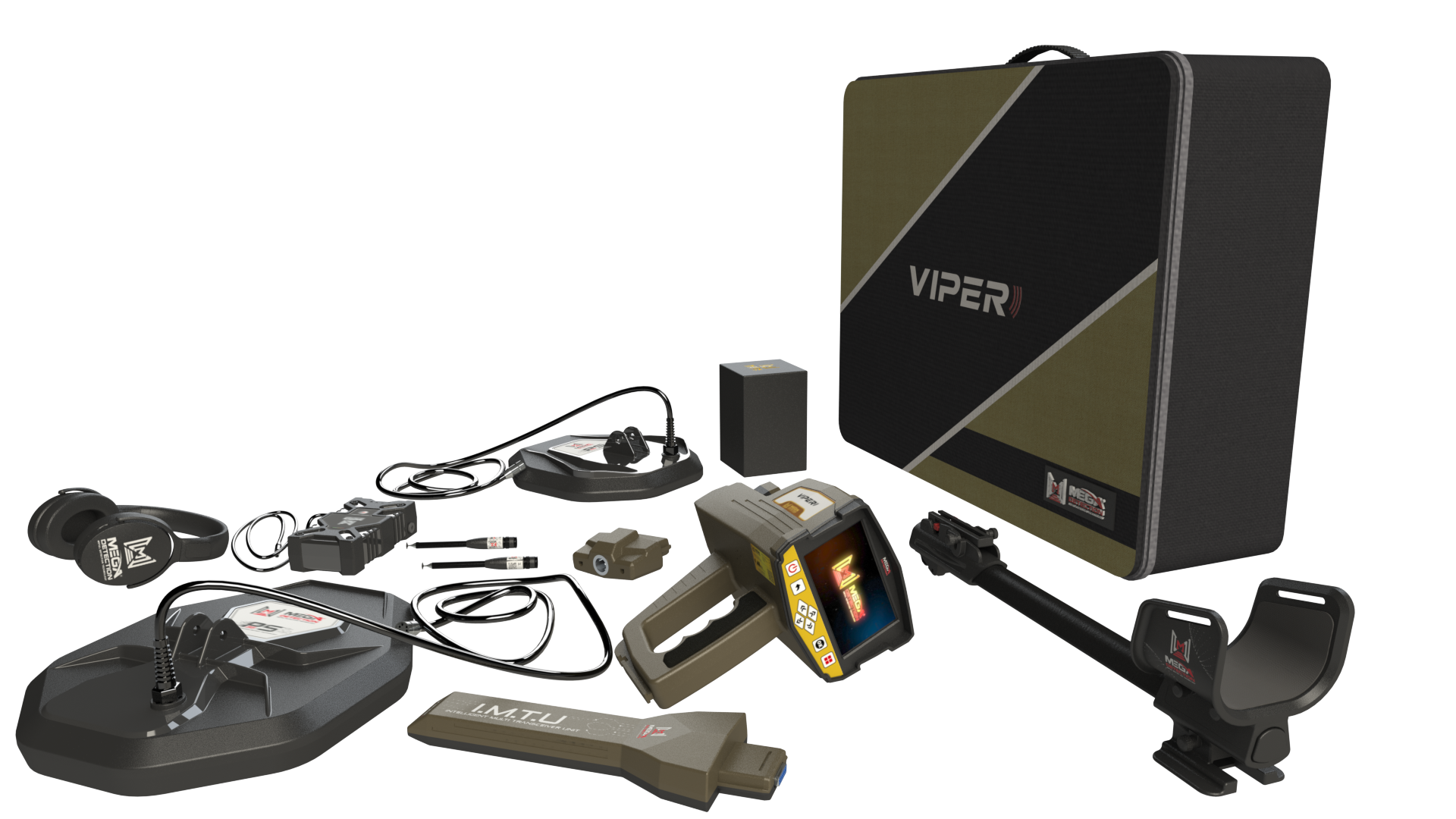 Mega Detection Viper Professional Metal Detector — Detector Power