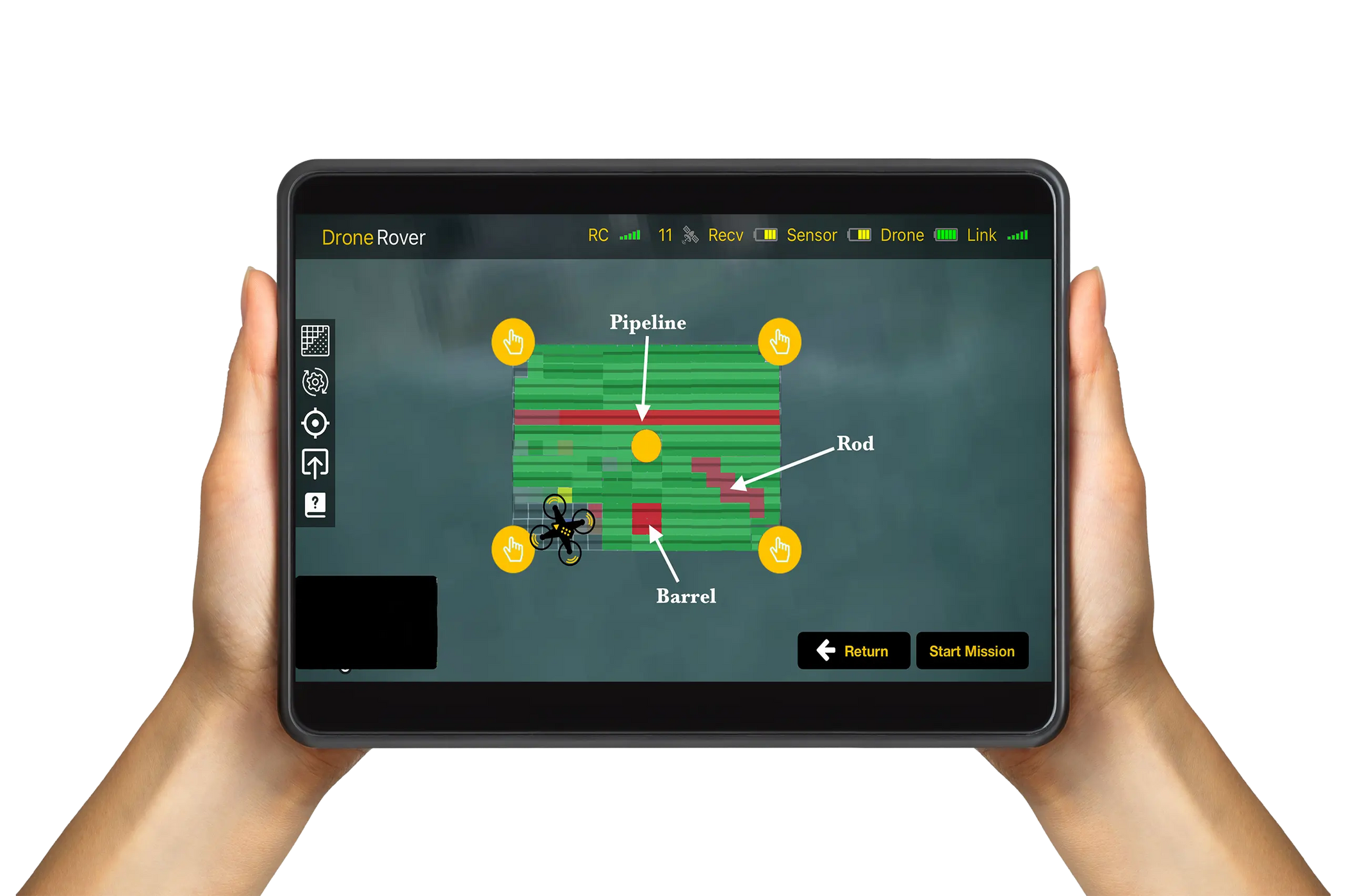Treasure Hunter DroneRover + Drone Metal Detector — Detector Power