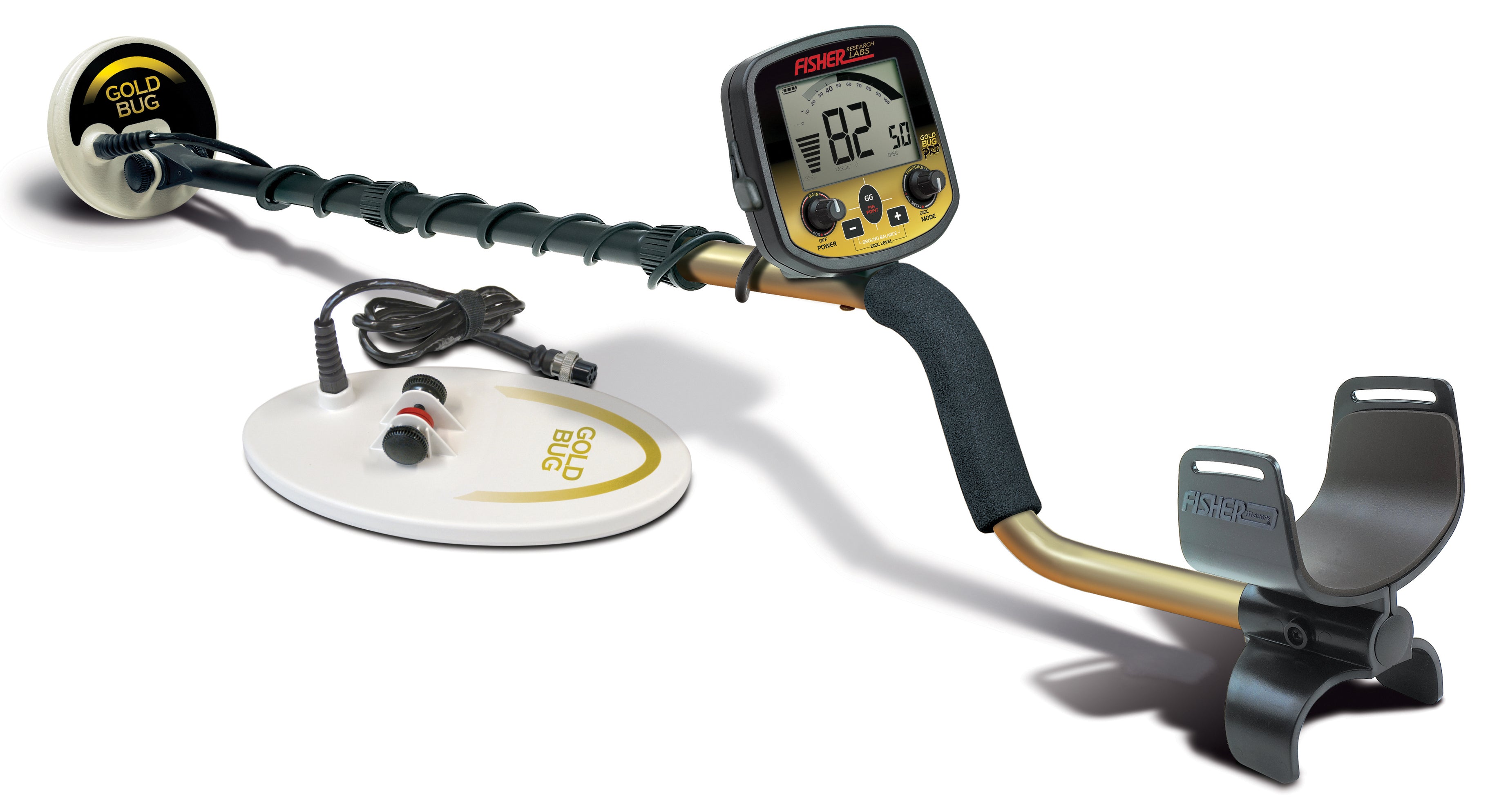 Fisher Labs Gold Bug Pro Combo Metal Detector — Detector Power