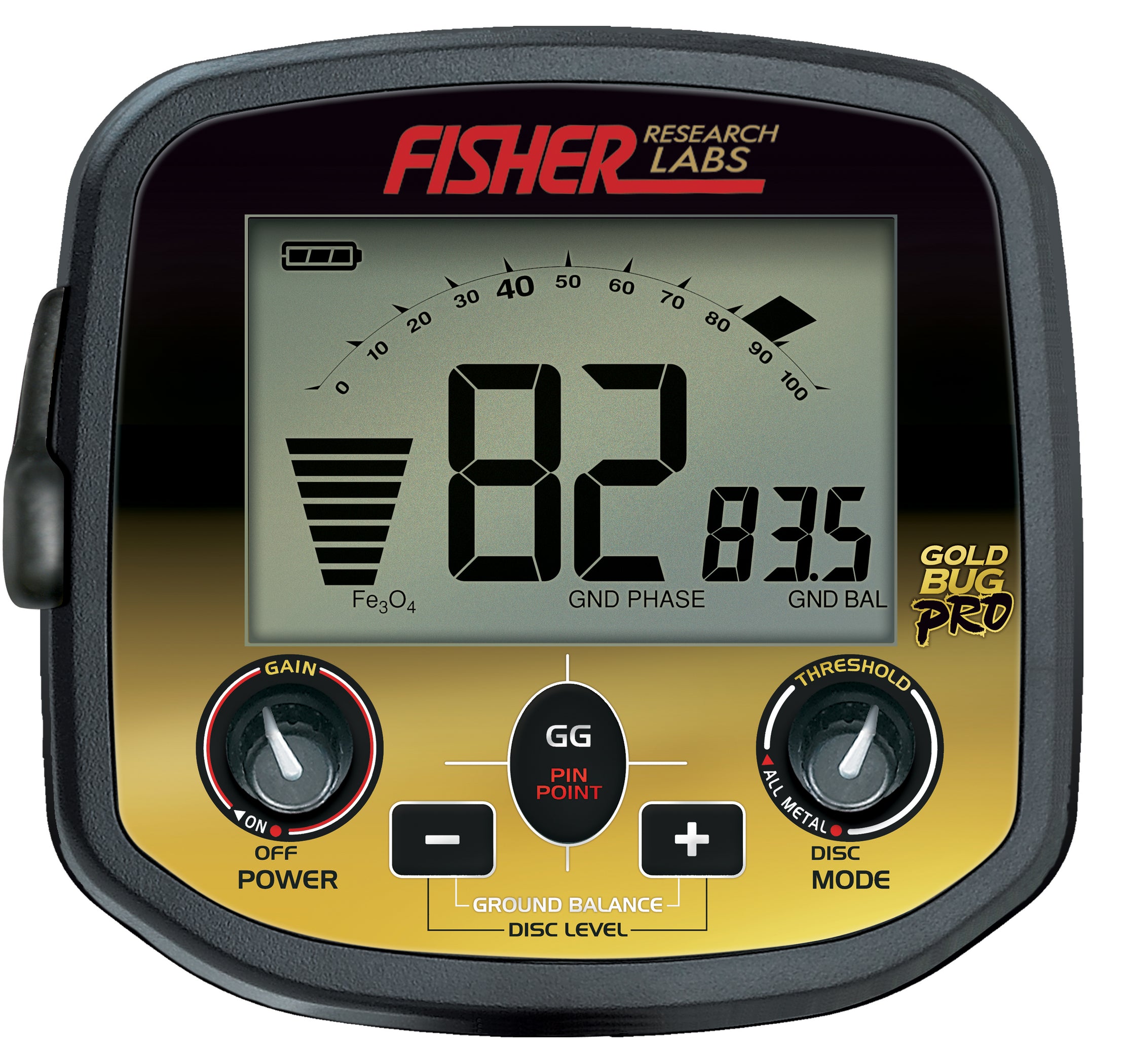 Fisher Labs Gold Bug Pro Combo Metal Detector — Detector Power