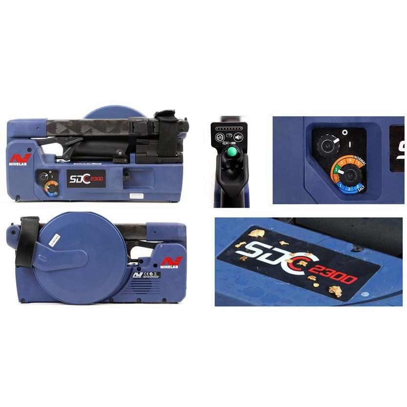 Minelab SDC 2300 Waterproof Gold Metal Detector With 8" Monoloop Searc ...