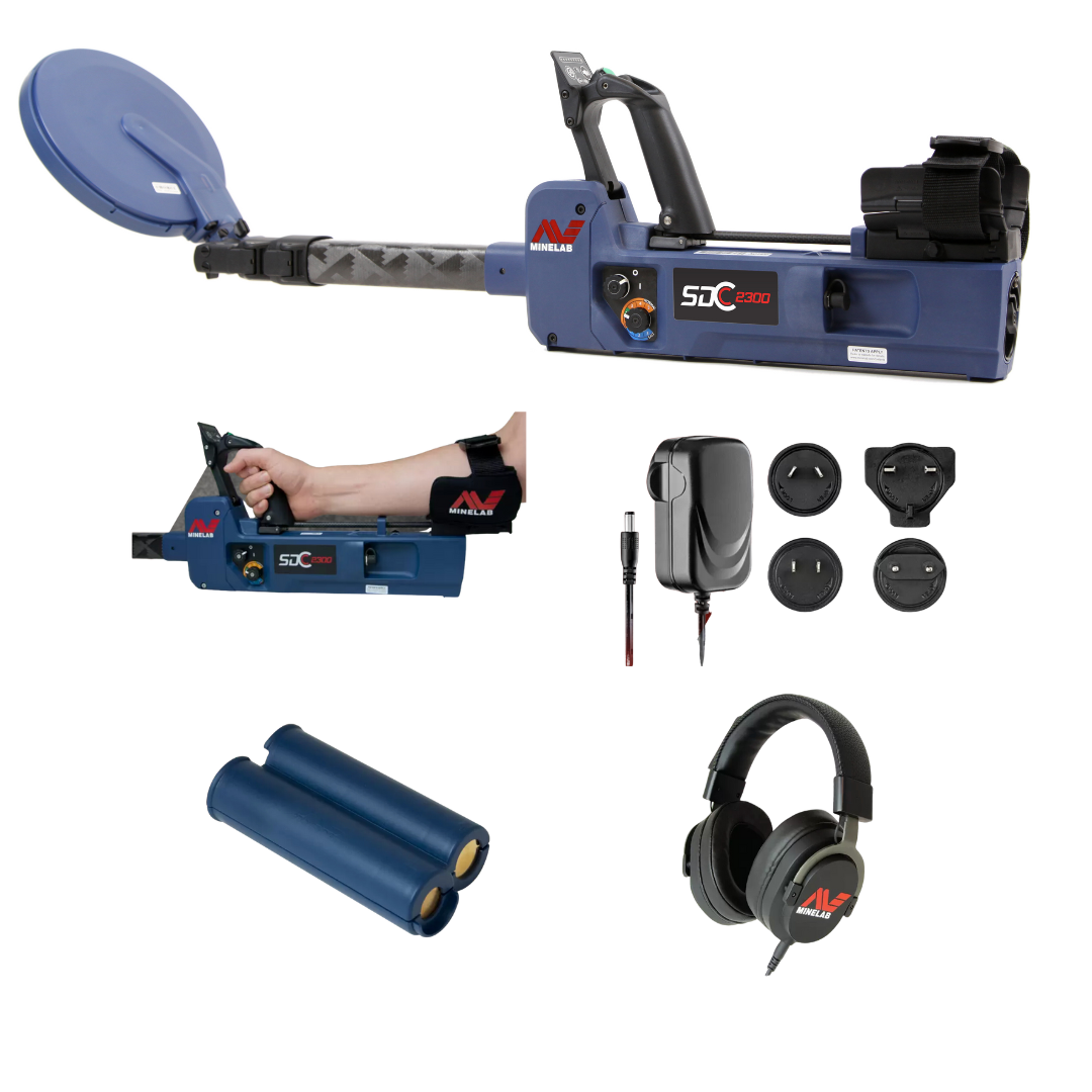 Minelab SDC 2300 Waterproof Gold Metal Detector With 8" Monoloop Searc ...