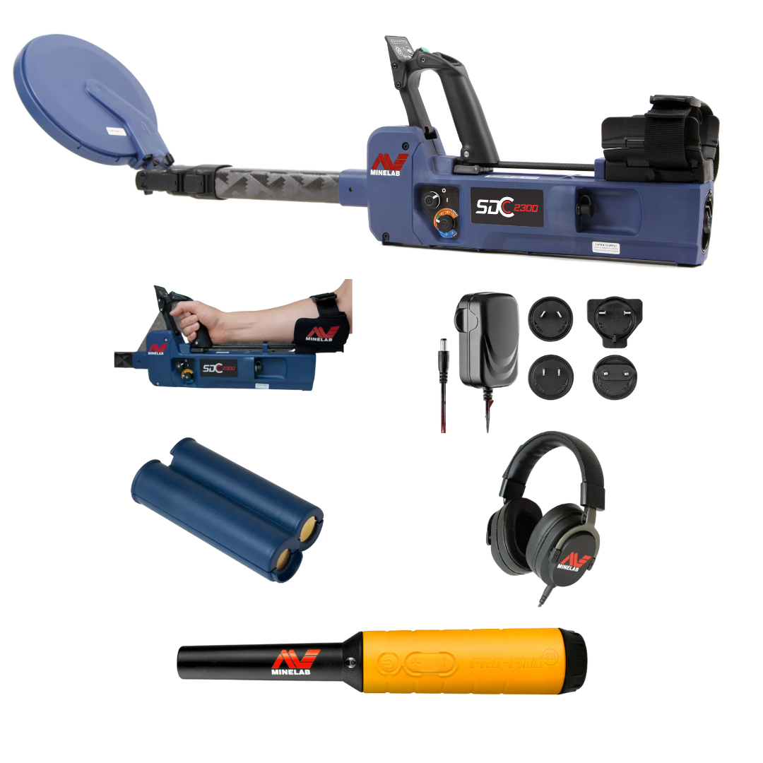 Minelab SDC 2300 Gold Metal Detector With Pro Find 35 PinPointer ...