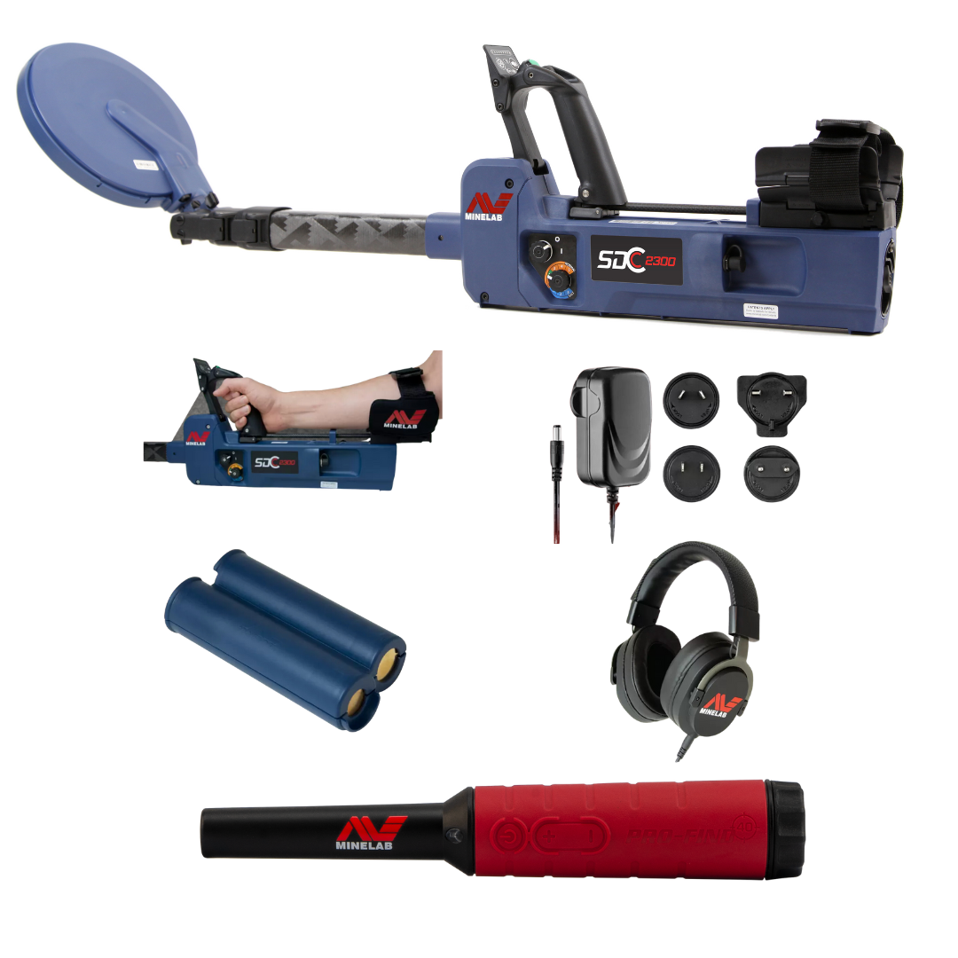 Minelab SDC 2300 Gold Metal Detector With Pro Find 40 PinPointer ...