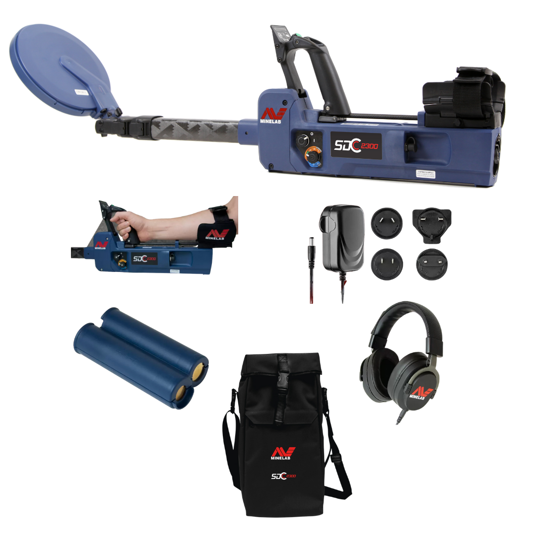 Minelab SDC 2300 Gold Metal Detector With SDC Carry-on Bag — Detector Power