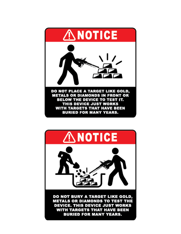 GER Detect Titan 500 Smart Long Range Diamond Detector — Detector Power