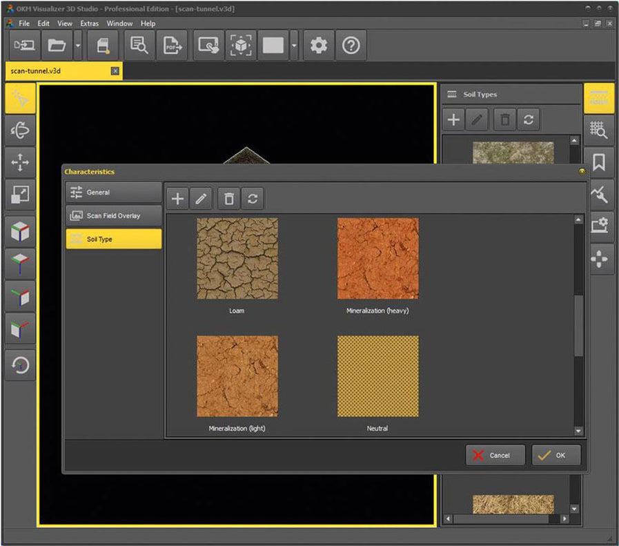 OKM Visualizer 3D Studio — Detector Power