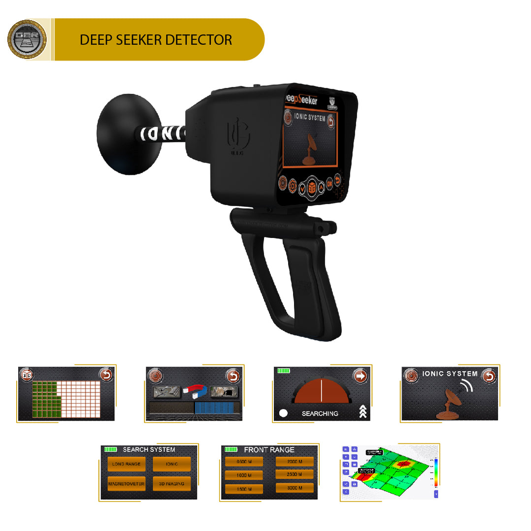 GER Detect Deep Seeker Long Range Metal Detector - Five Search Systems ...