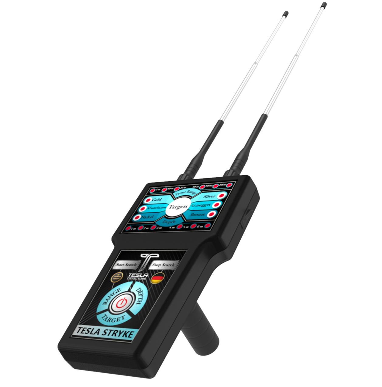 Tesla Stryke Long Range Metal Detector — Detector Power
